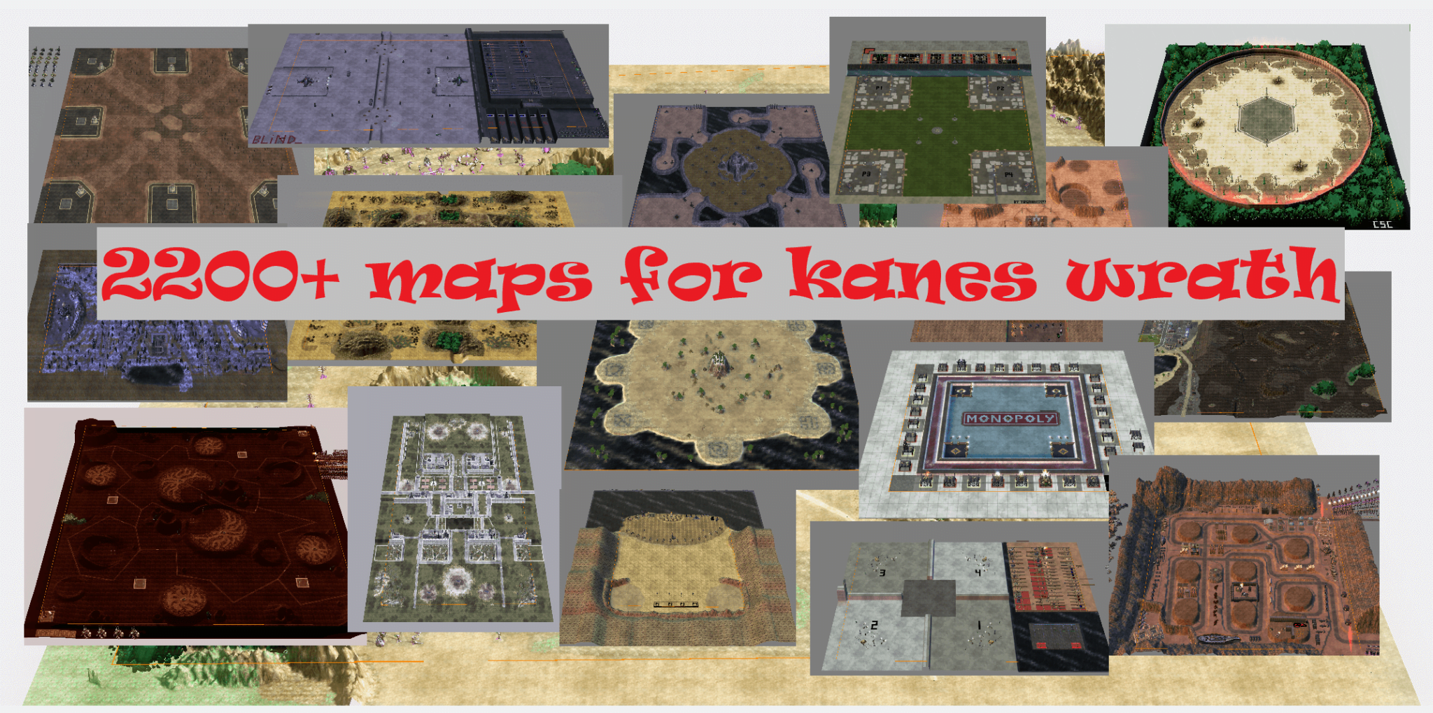 Mega Mappack 2200+ - Kanes wrath